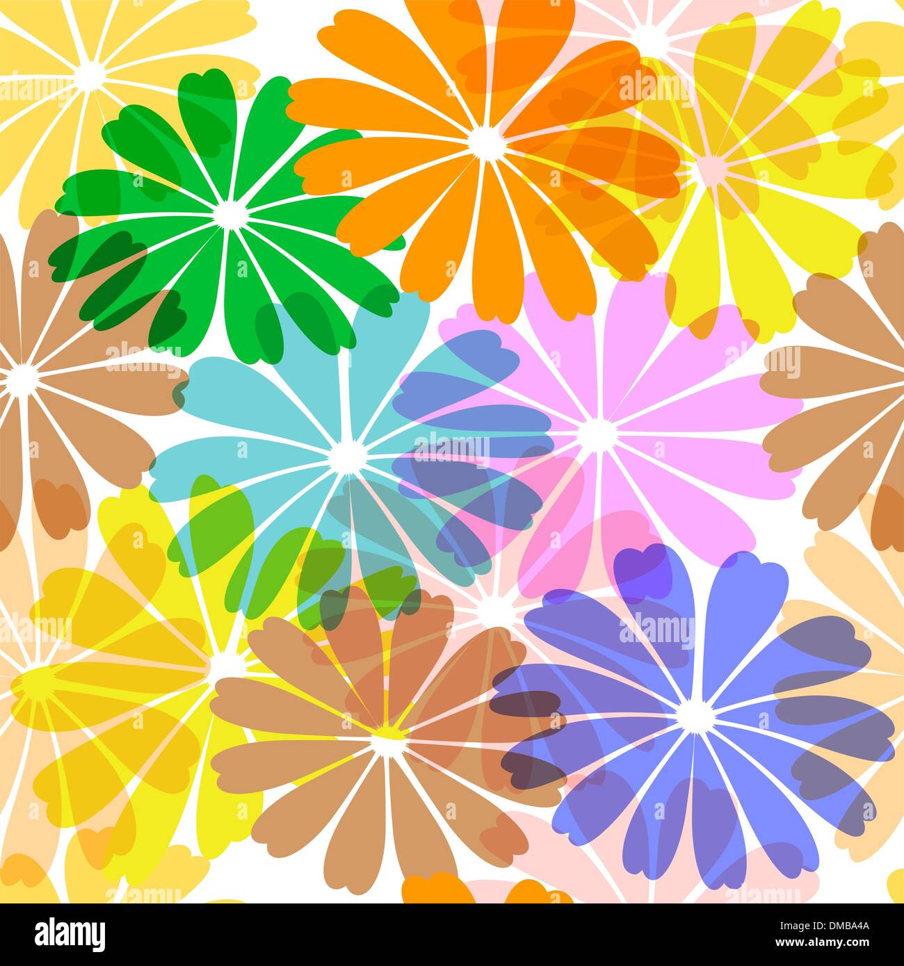 Seamless floral pattern Stock Vector Image & Art - Alamy