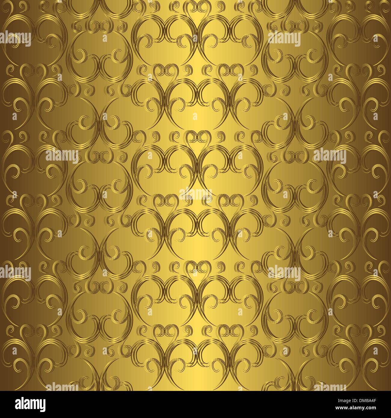 Golden seamless pattern Stock Vector Image & Art - Alamy
