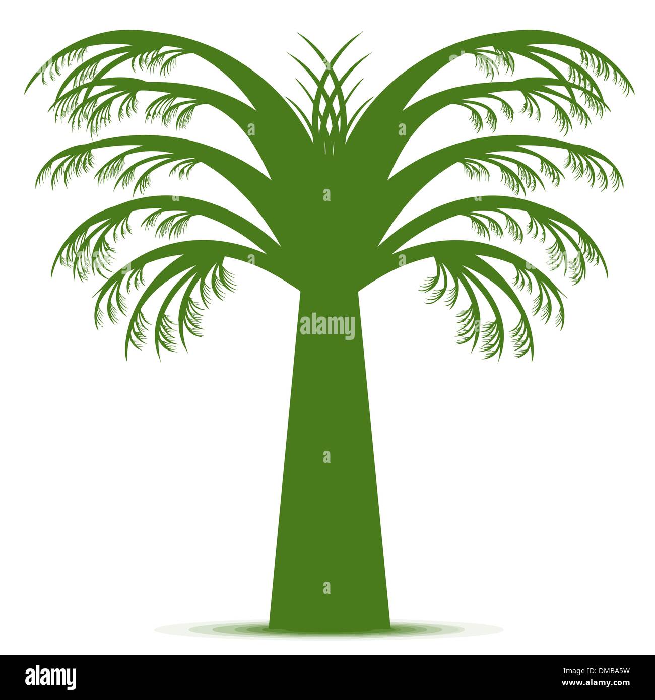 Palm tree on colorful Stock Vector Images - Alamy