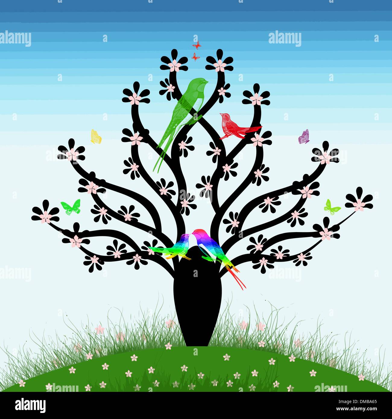 Tree art human abstract hi-res stock photography and images - Alamy