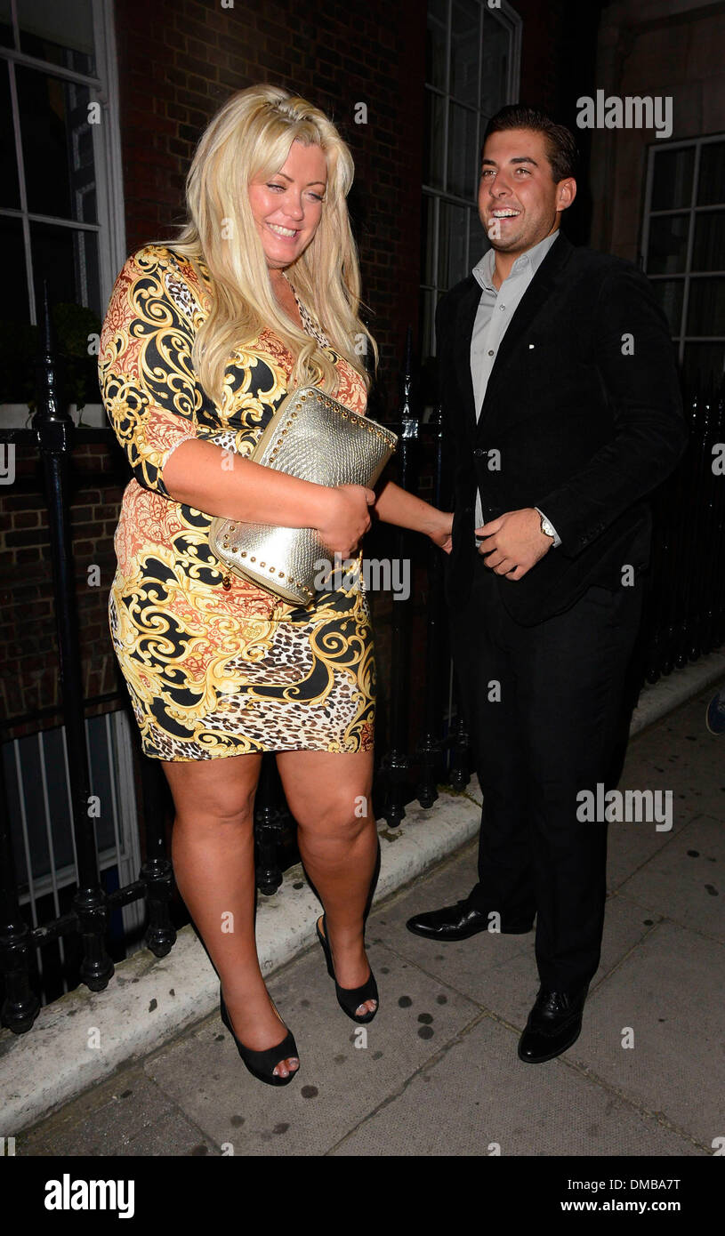 Gemma Collins and James Argent aka Arg at TOWIE's wrap party held at 5 ...