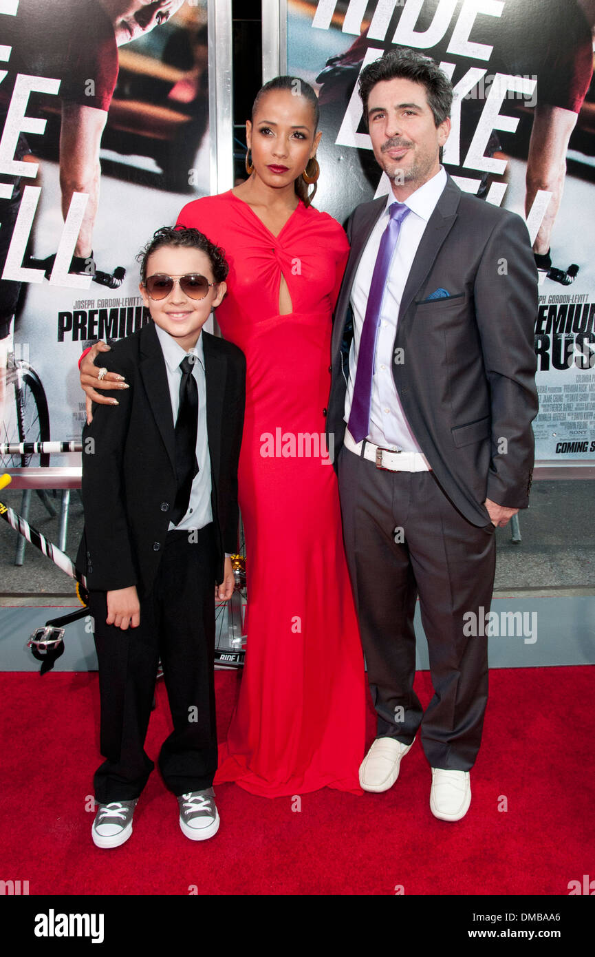 Dania Ramirez and family World Premiere of Columbia Pictures 'Premium ...