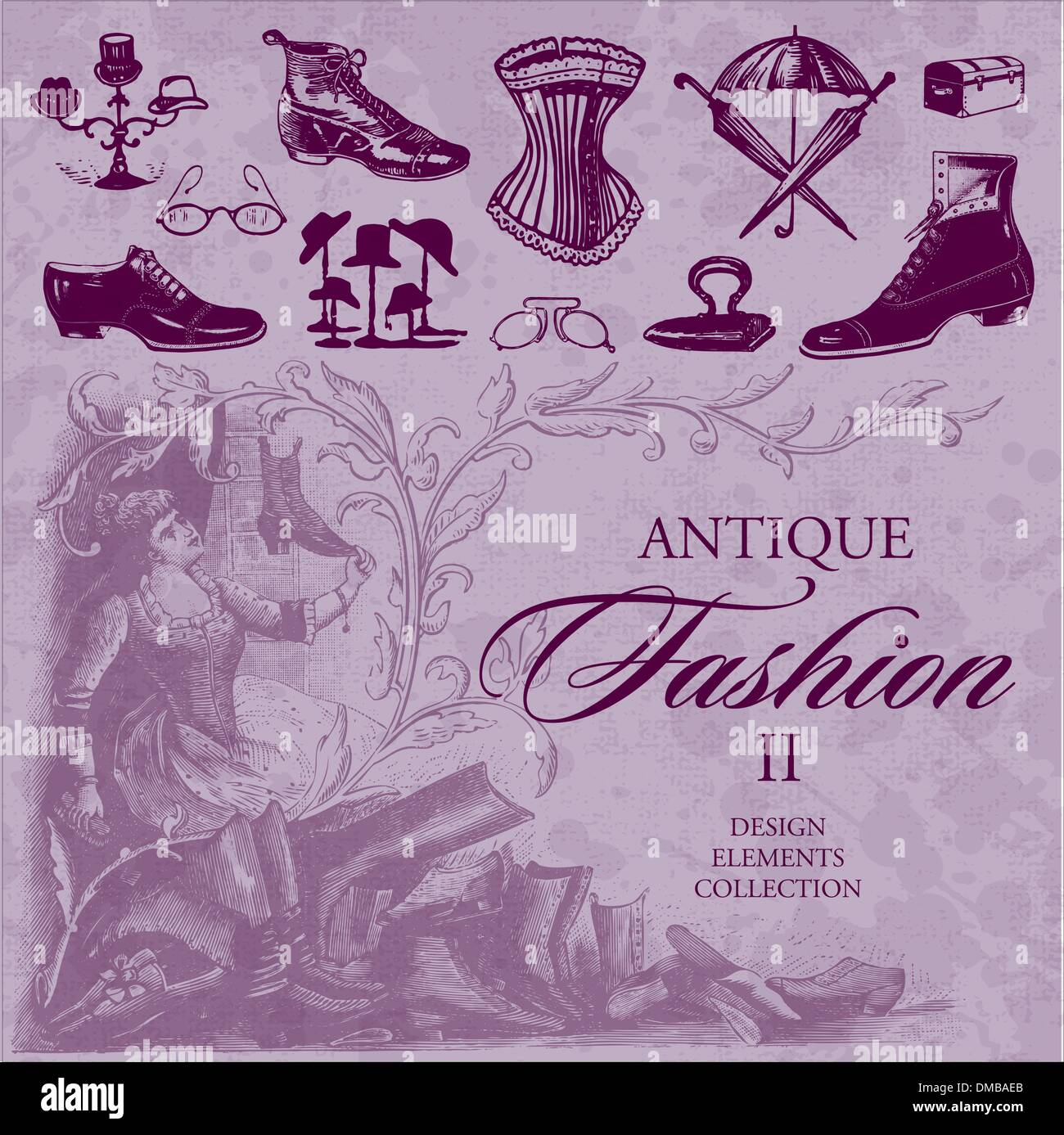 Antique outfit Stock Vector Images - Alamy
