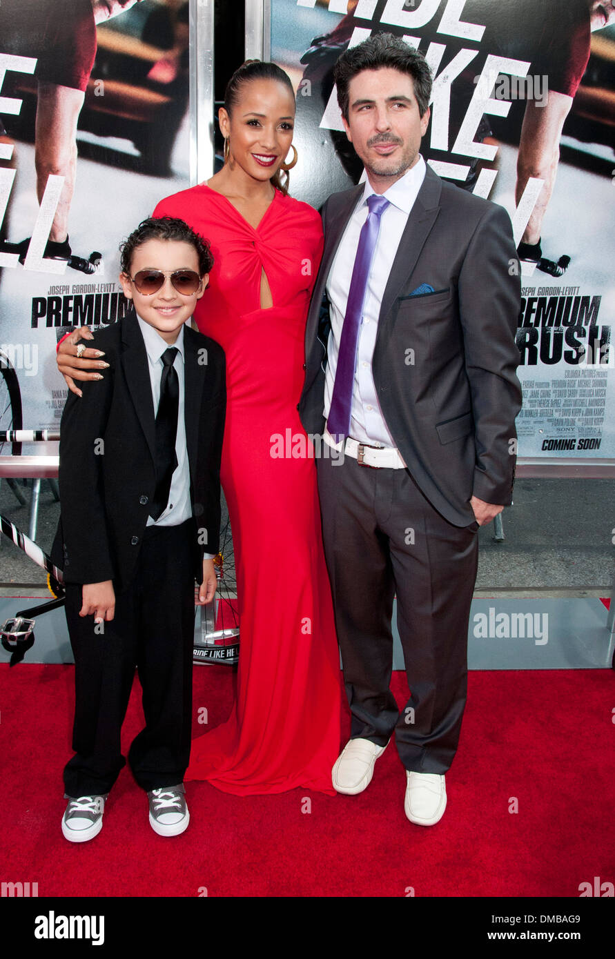 Dania Ramirez and family World Premiere of Columbia Pictures 'Premium ...