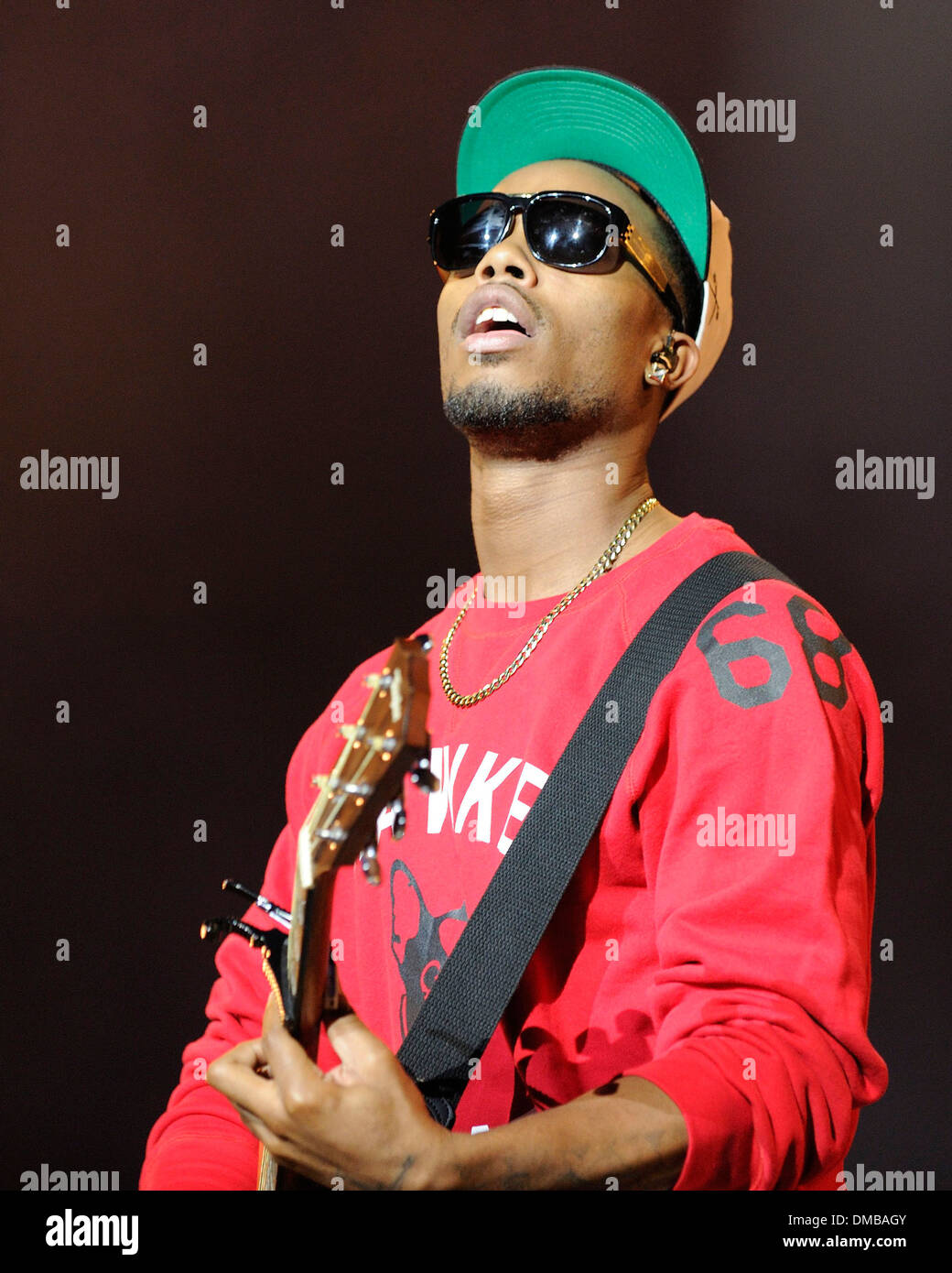B.O.B. aka Bobby Ray Simmons Jr. performs at KissFM 92.5 Wham Bam 2012 ...