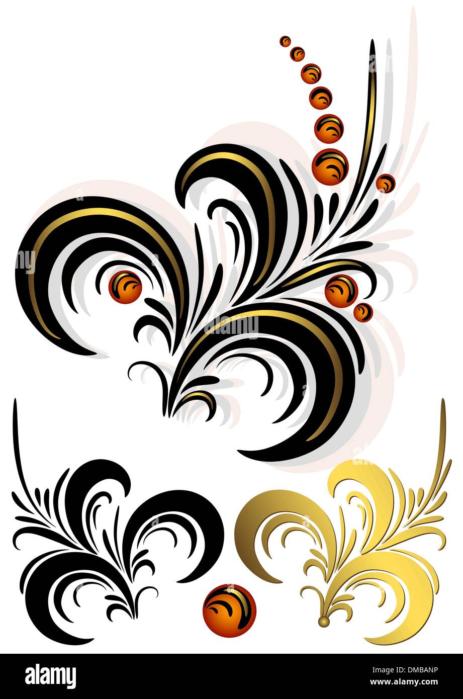 Vector graphic elements metallic Cut Out Stock Images & Pictures - Alamy