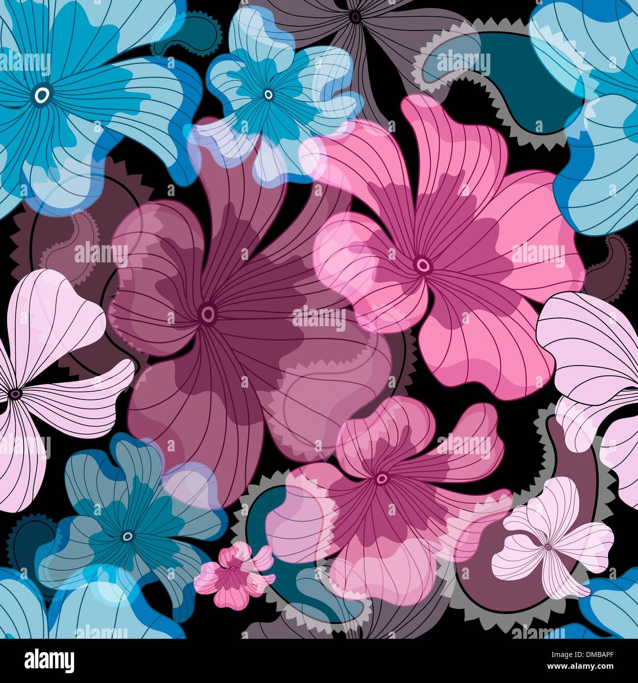 Black pattern hi-res stock photography and images - Alamy