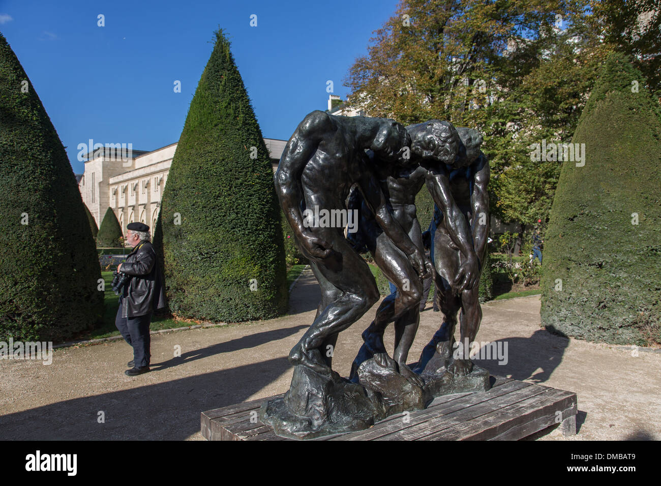 THE THREE SHADOWS BY AUGUSTE RODIN IN THE GARDENS OF THE MUSEUM ...