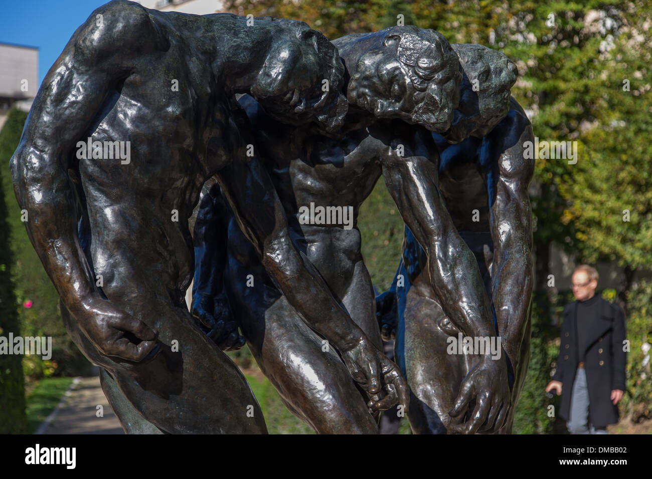 THE THREE SHADOWS BY AUGUSTE RODIN IN THE GARDENS OF THE MUSEUM ...