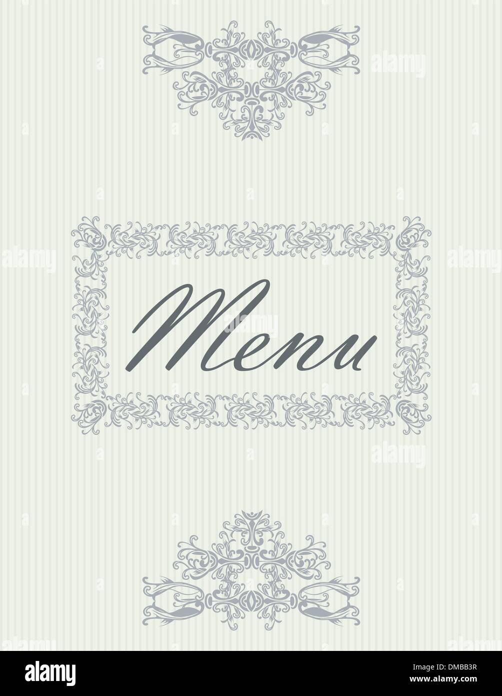 Vintage Menu Cover Design Stock Vector Image & Art - Alamy