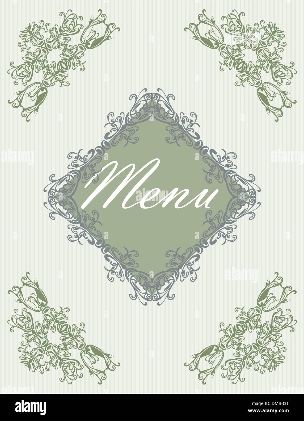 Vintage Menu Cover Design Stock Vector Image & Art - Alamy