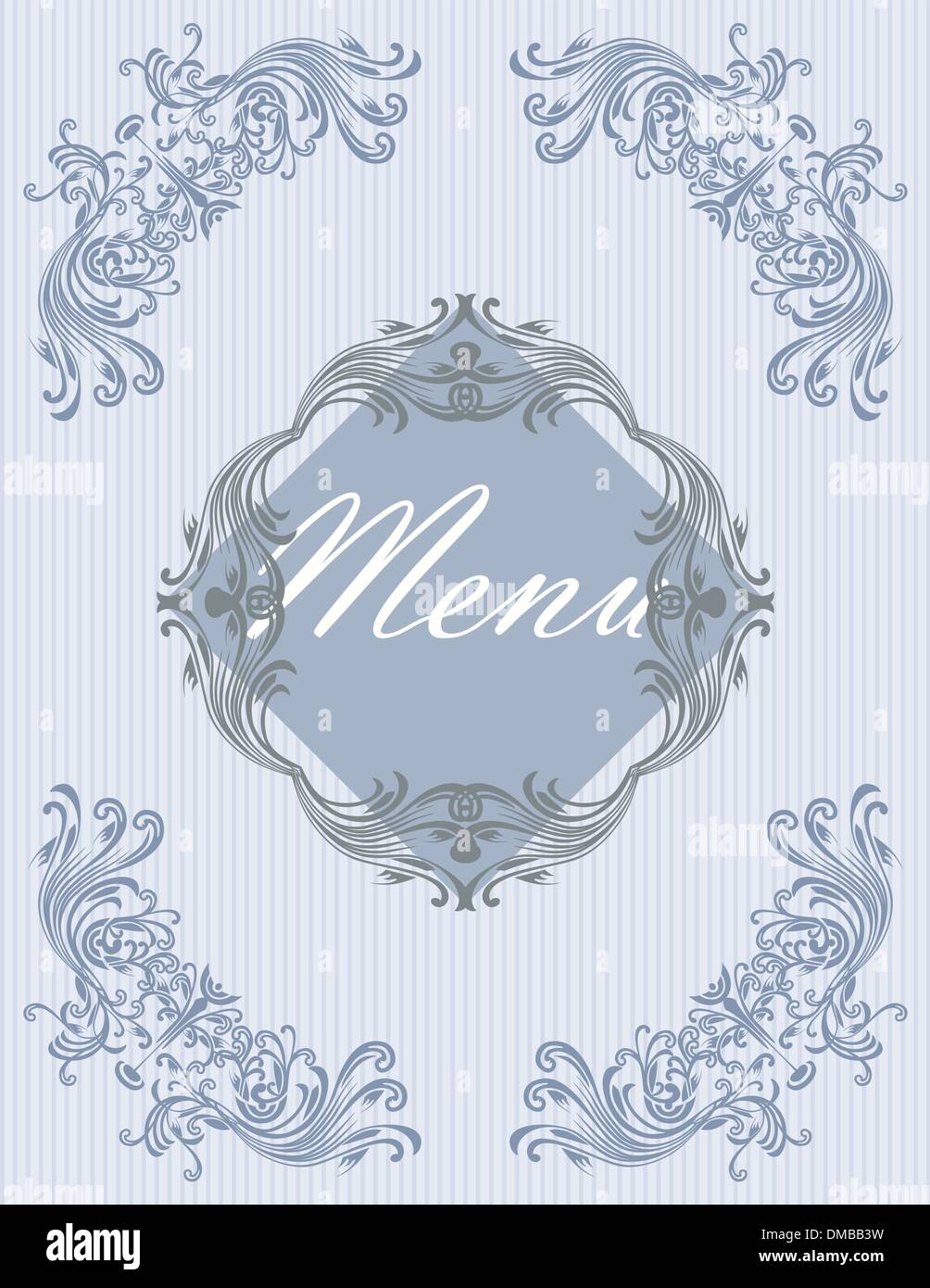 Vintage Menu Cover Design Stock Vector Image & Art - Alamy