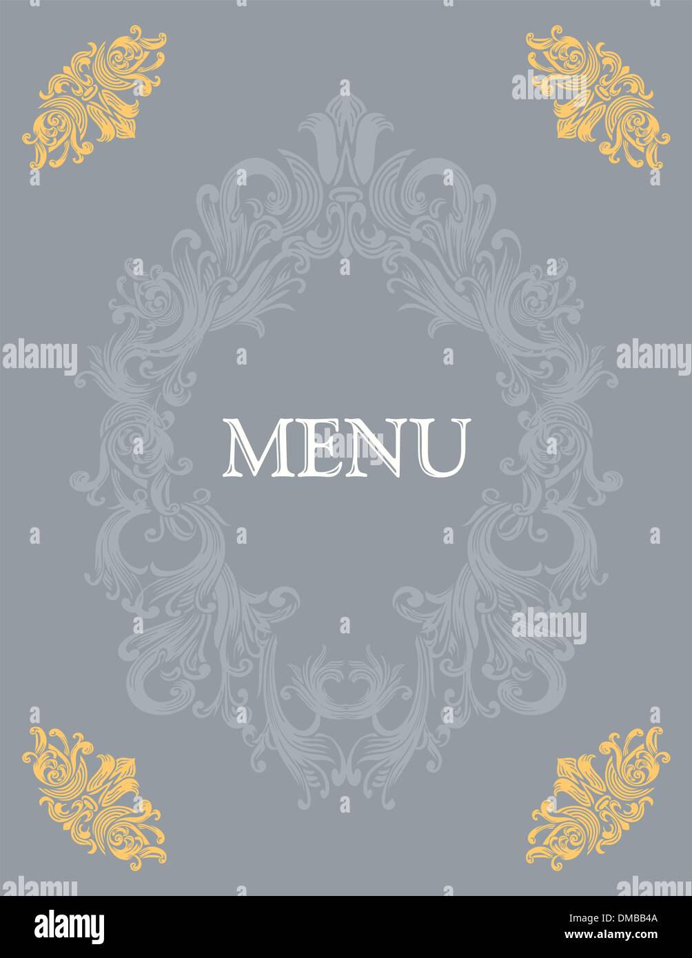 Menu cover design hi-res stock photography and images - Alamy