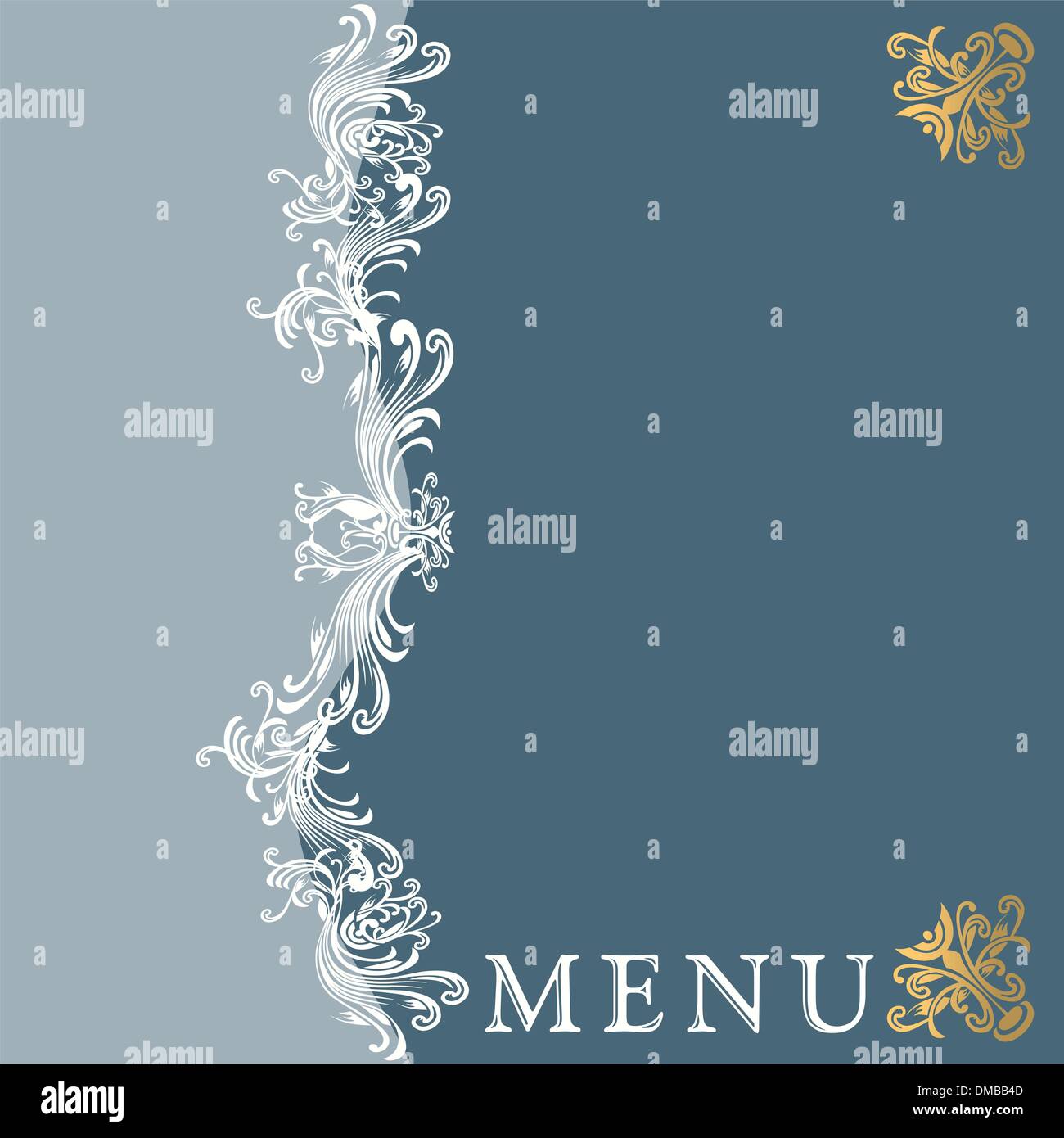 Vintage Menu Cover Design Template Stock Vector Image & Art - Alamy