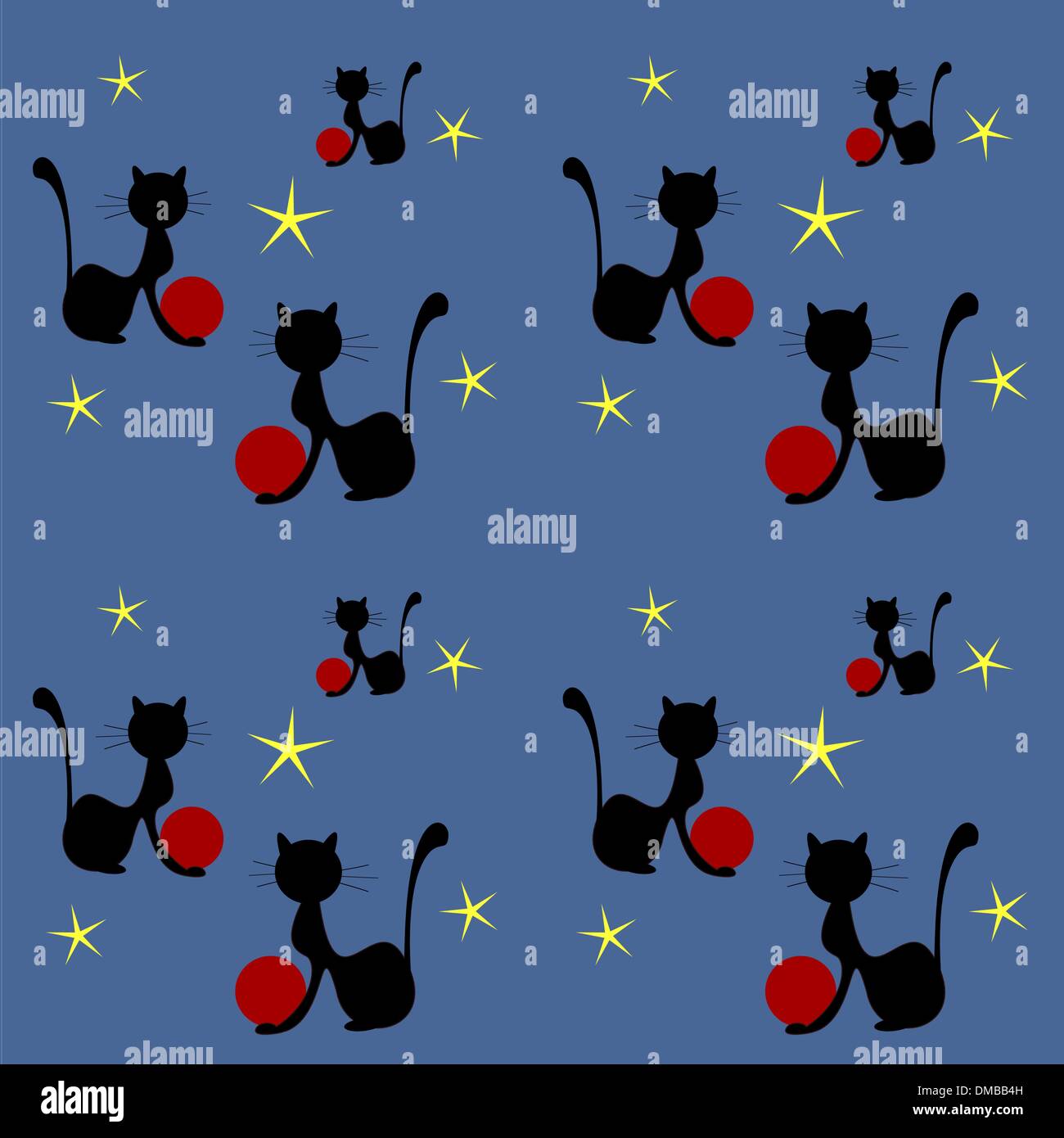 Cats playing Stock Vector Images - Alamy
