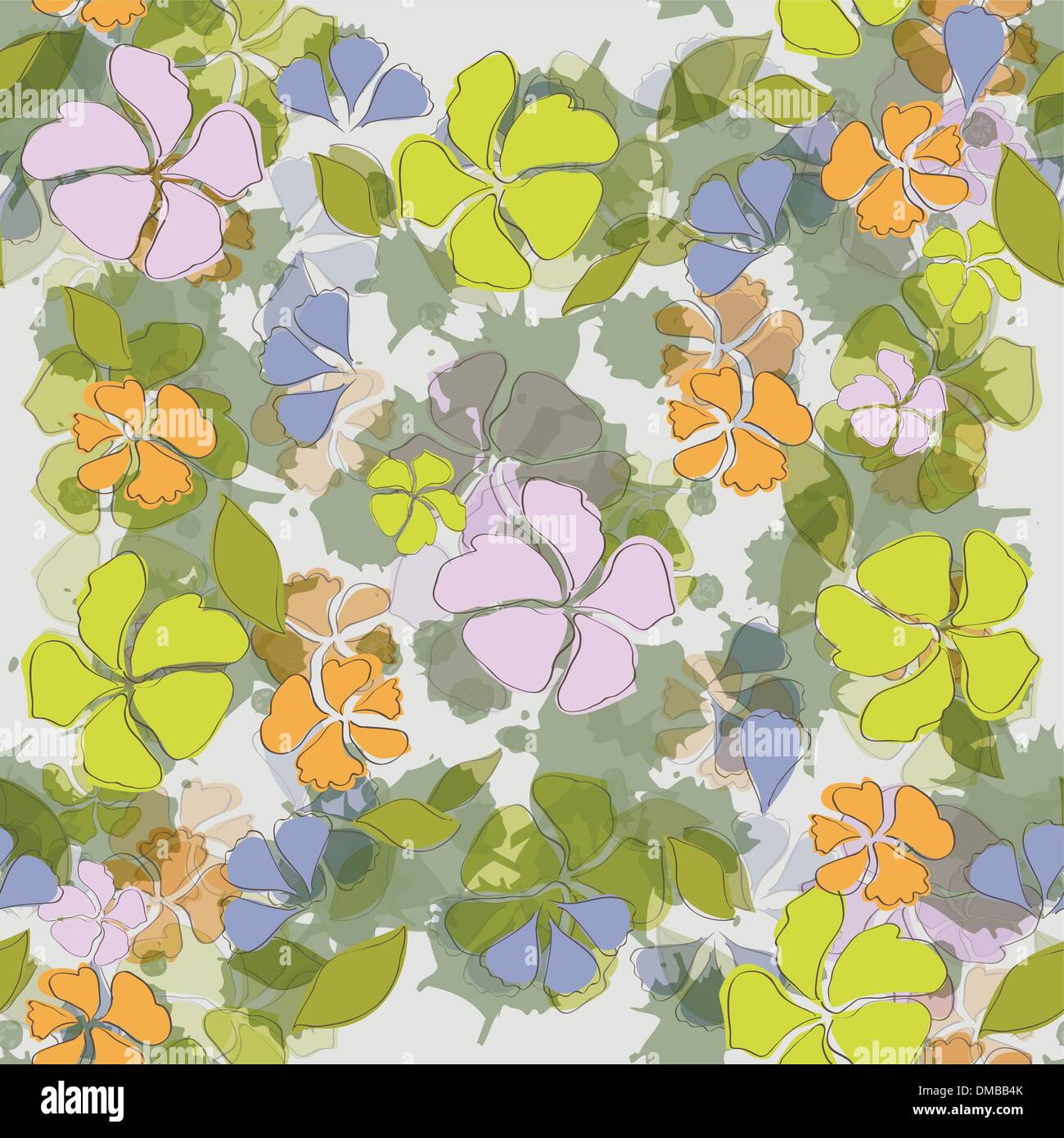 seamless texture of flowers Stock Vector Image & Art - Alamy