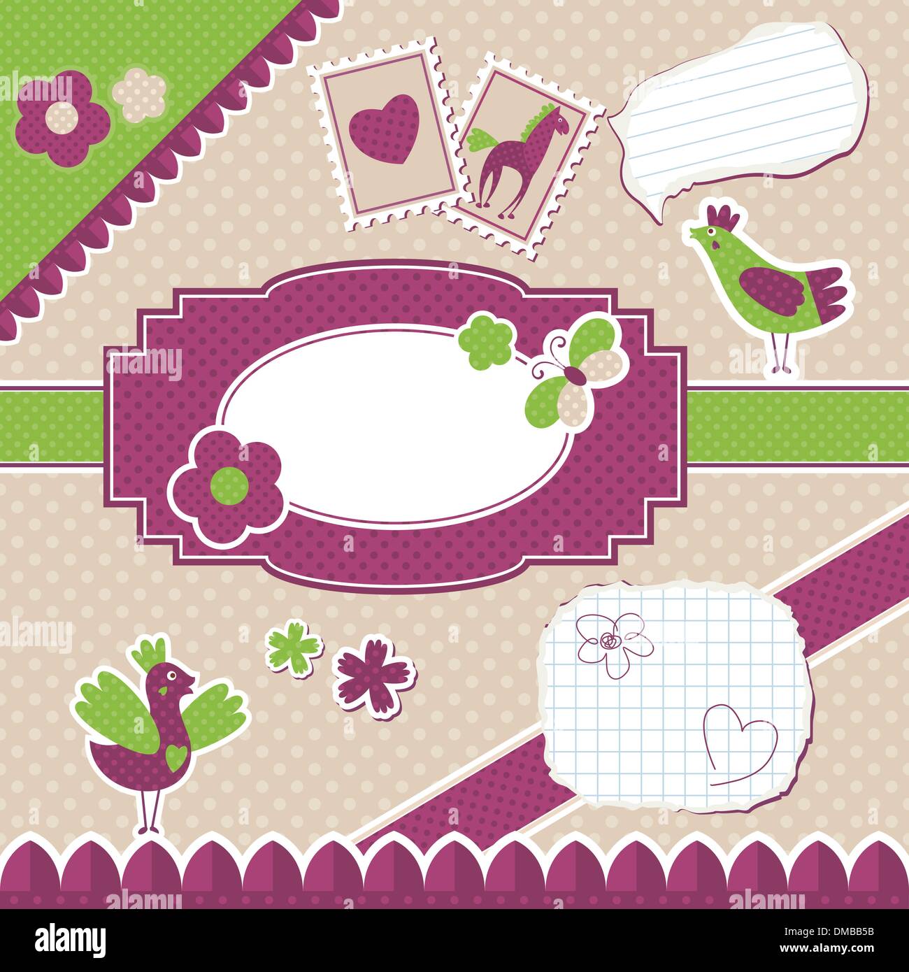 Box frame design Stock Vector Images - Alamy