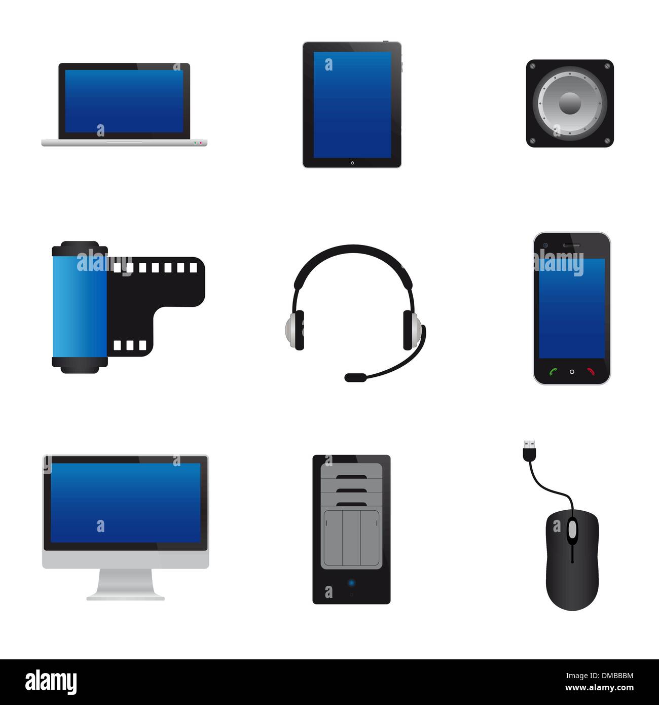 Multimedia vectors Stock Vector Images - Alamy