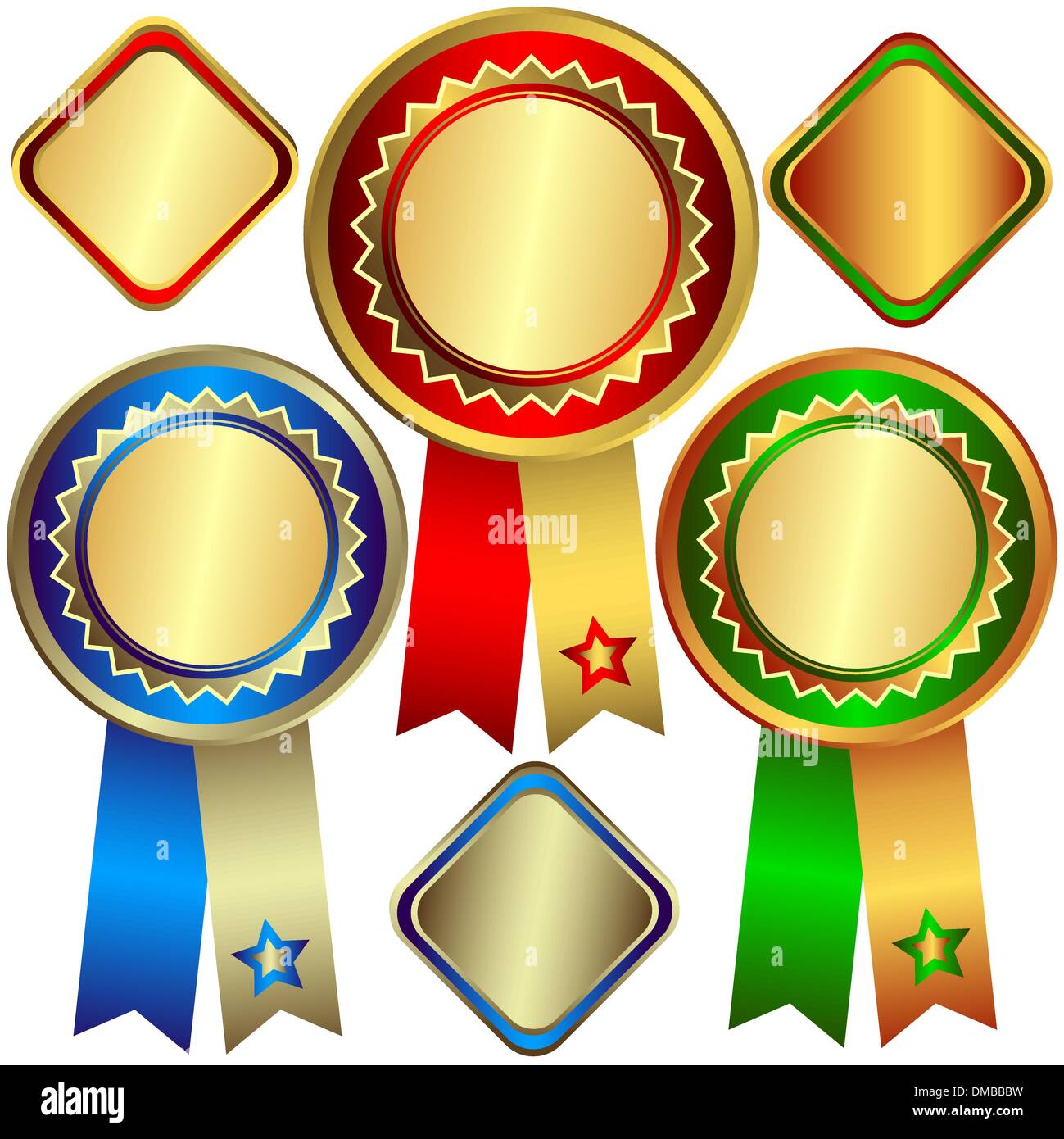 Circle of gold stars Stock Vector Images - Alamy