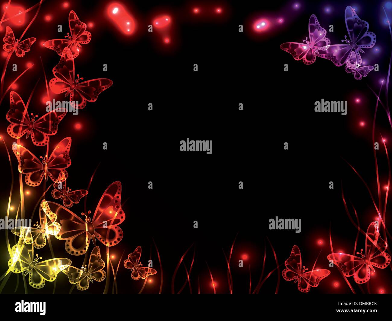 Blue background frame made Stock Vector Images - Alamy