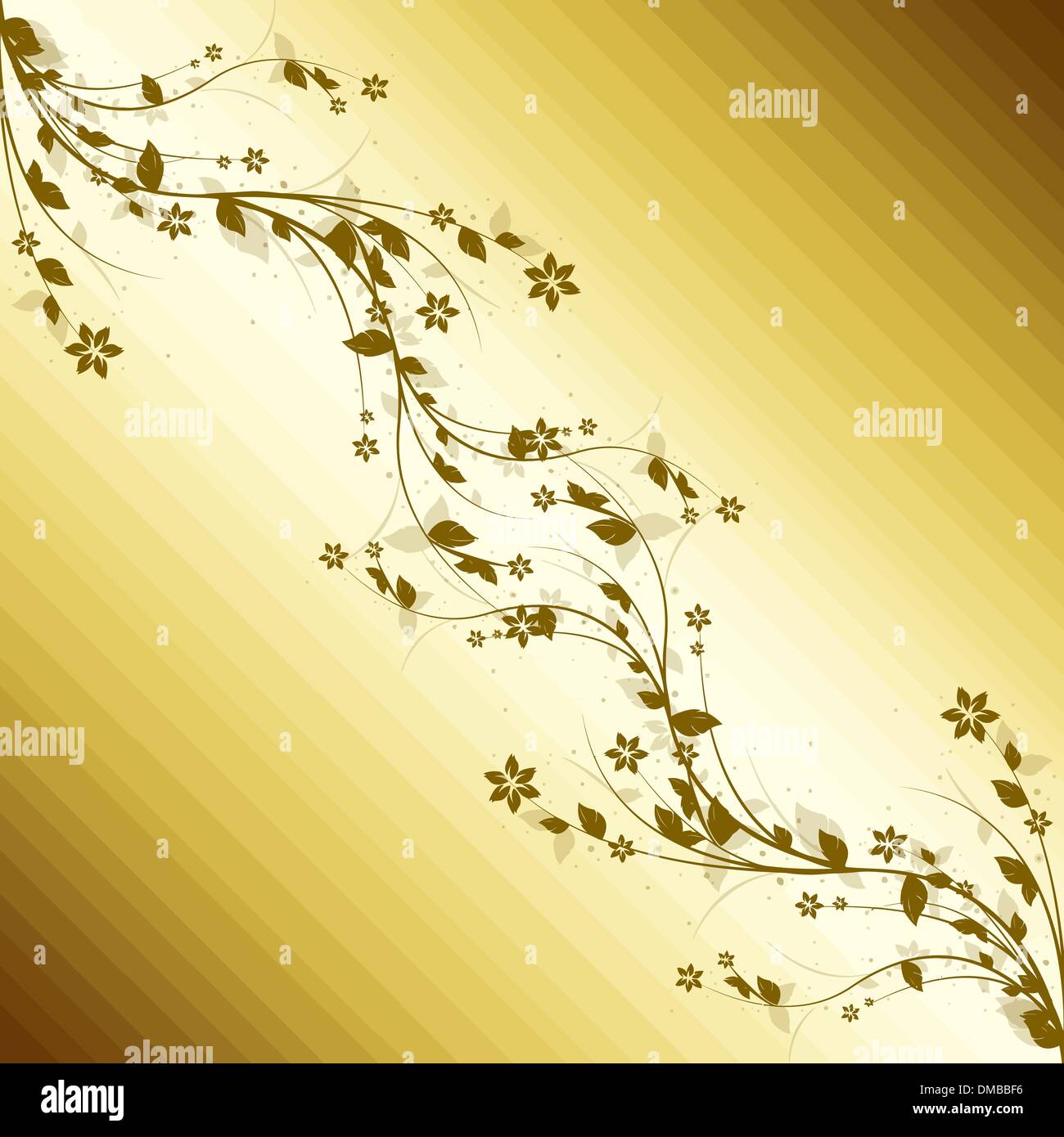 Vibrant pink yellow abstract floral Stock Vector Images - Alamy