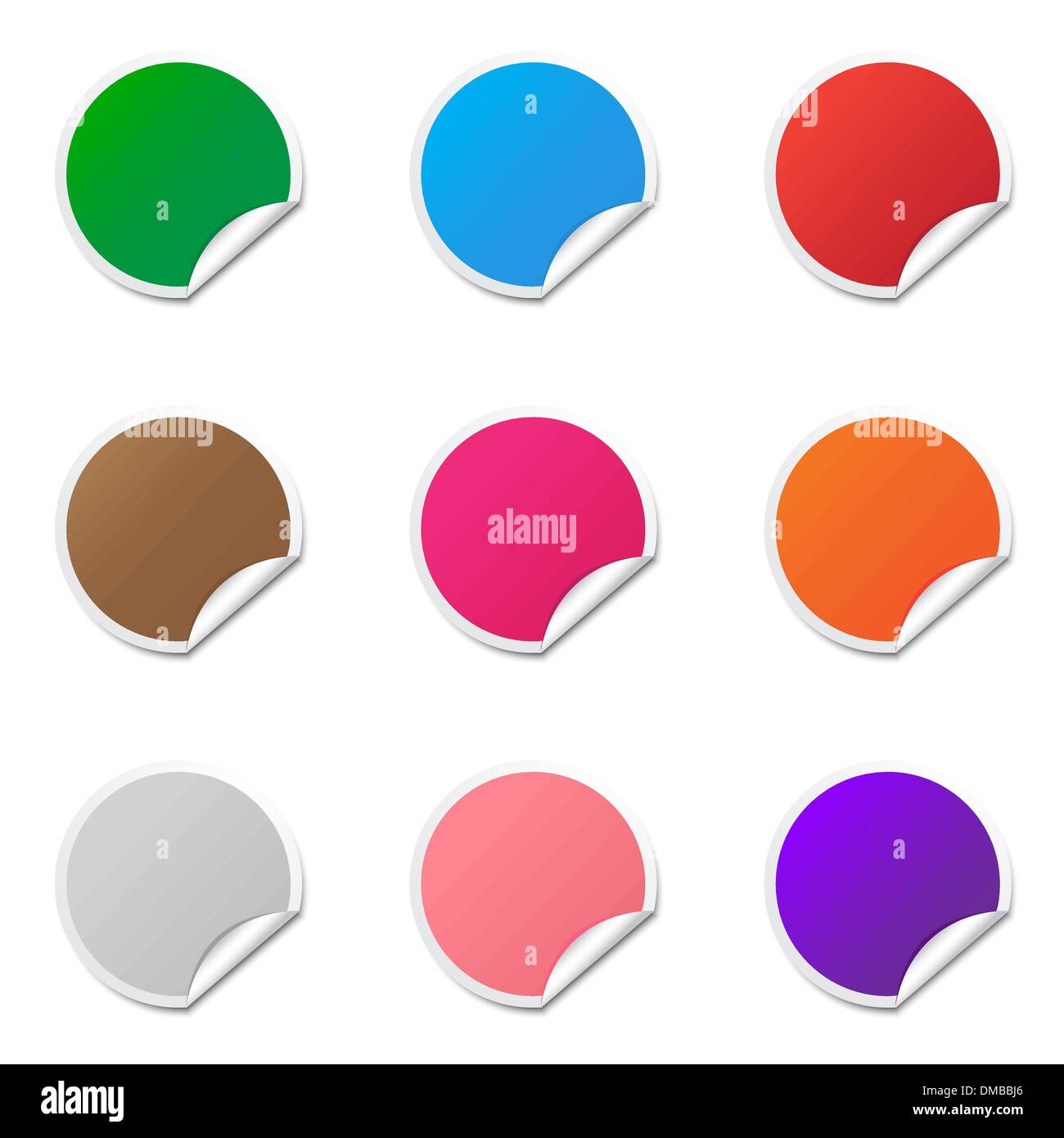 Blank Sticker Vector