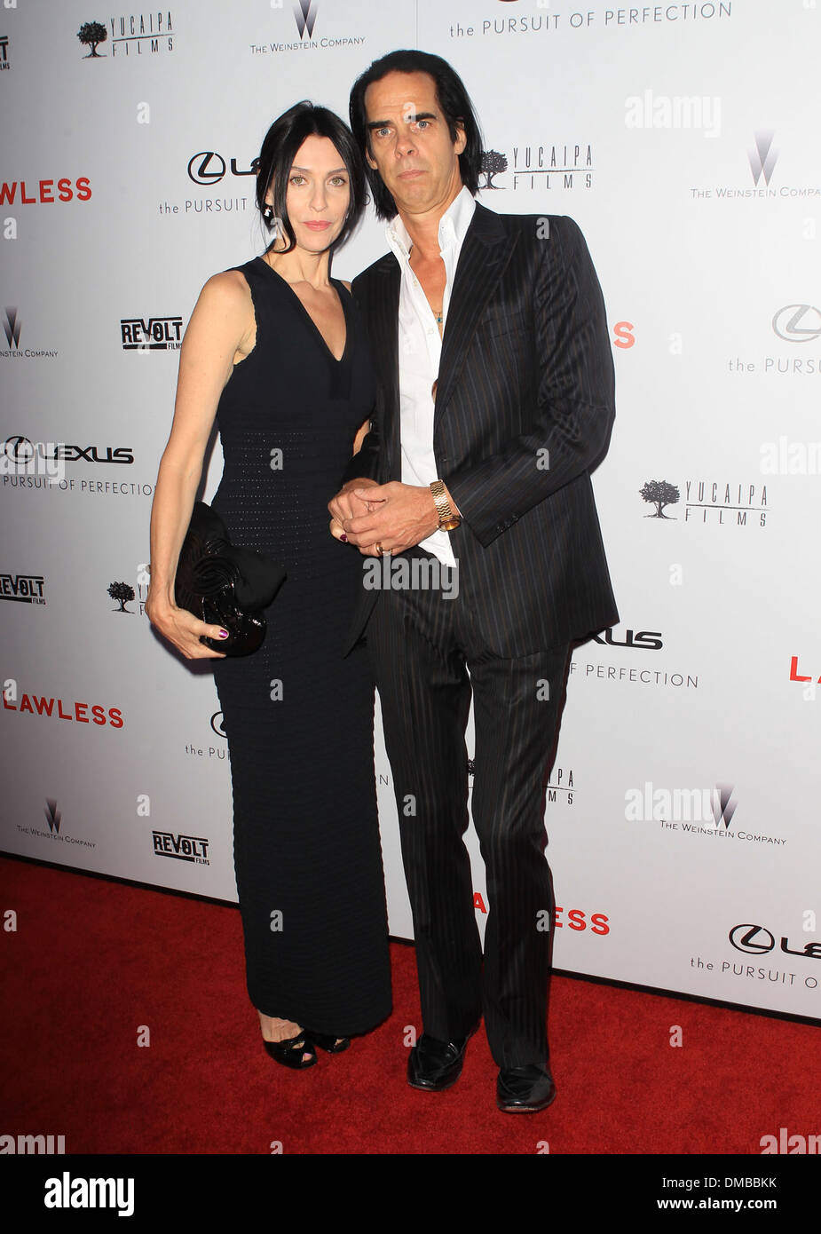 Susie Cave; Nick Cave premiere of 'Lawless' at ArcLight Cinemas ...