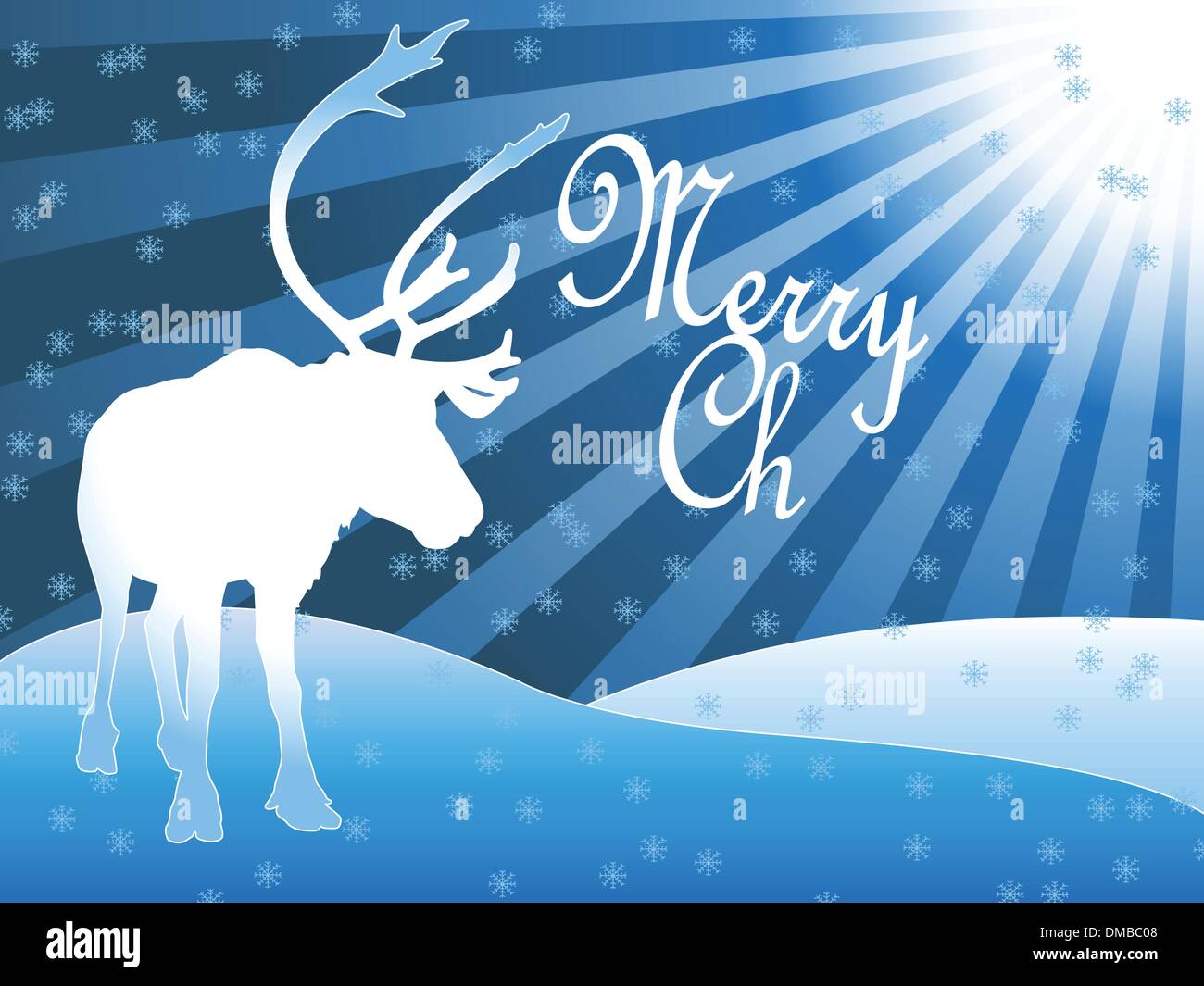 Caribou reindeer Christmas theme Stock Vector Image & Art - Alamy