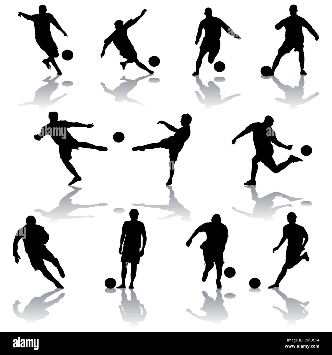 Sport football soccer training players Stock Vector Images - Alamy