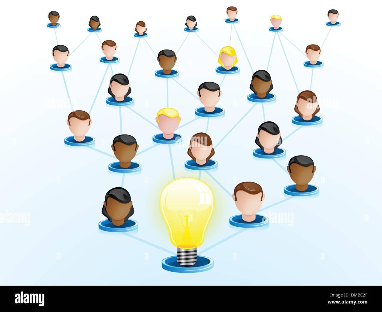 Crowdsourcing background Stock Vector Images - Alamy