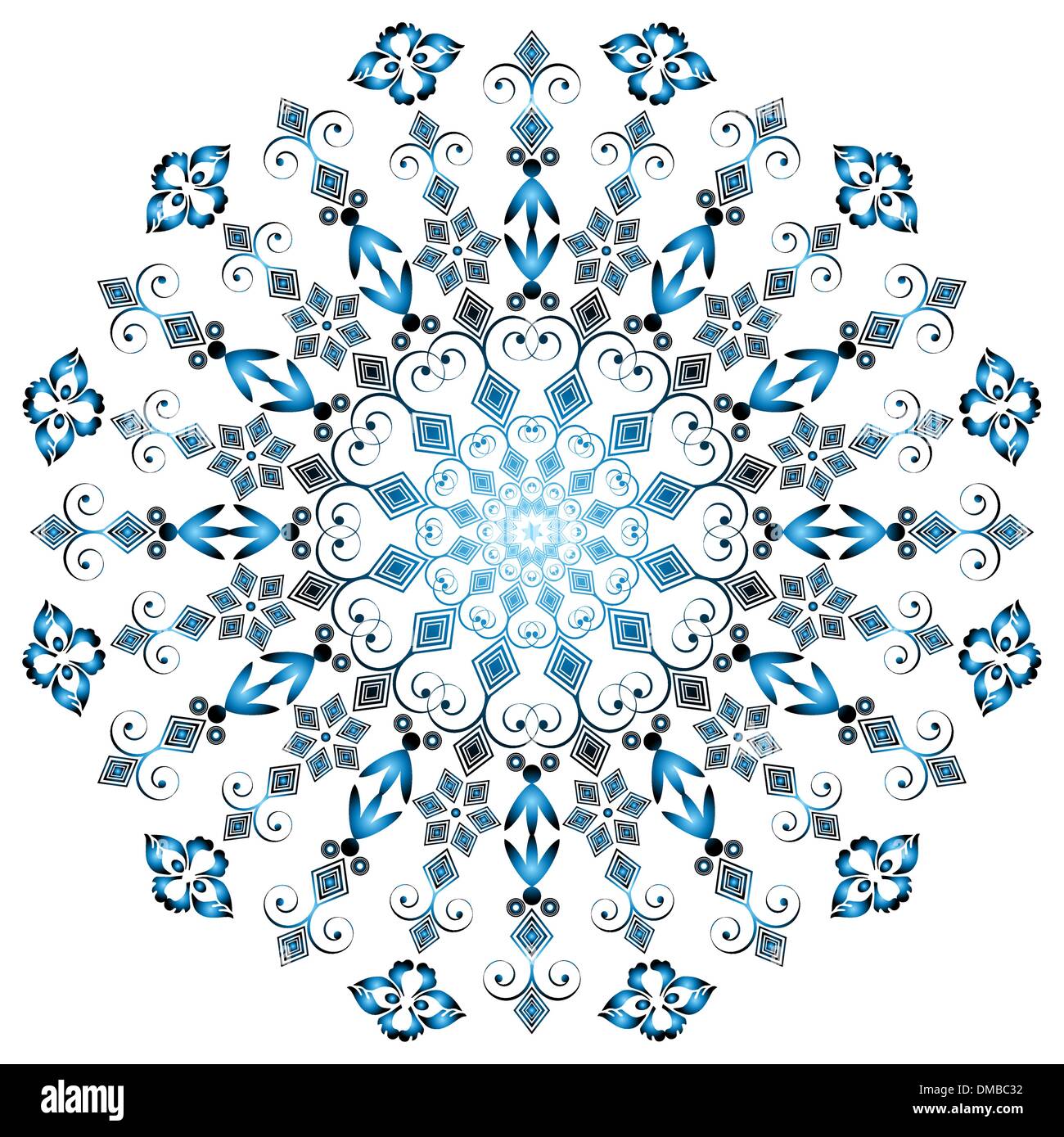 Arabesques round frame Stock Vector Image & Art - Alamy