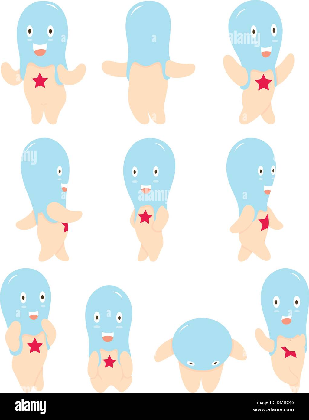 Characters collection Stock Vector Images - Alamy