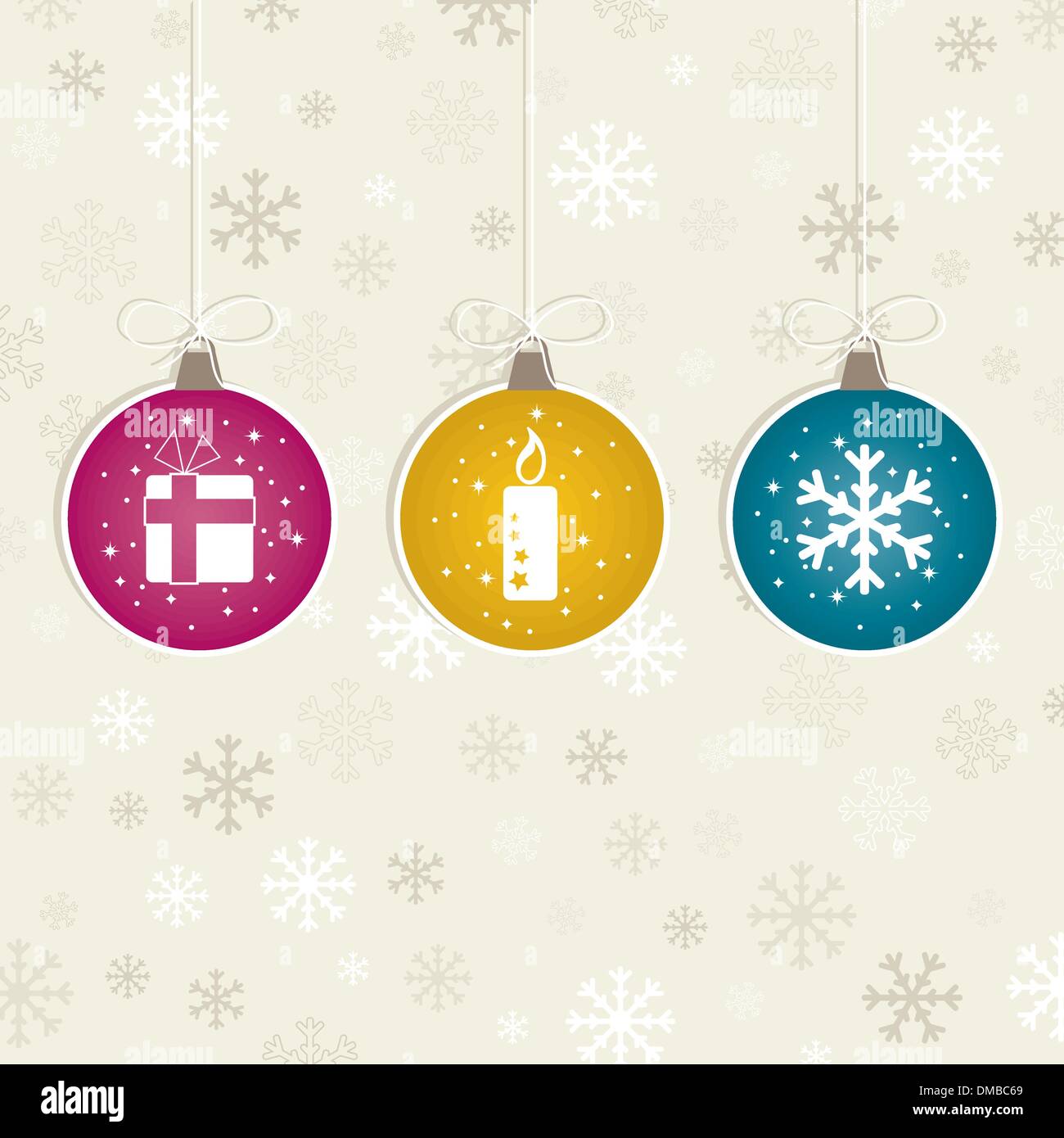 Christmas decorations background copy Stock Vector Images - Alamy