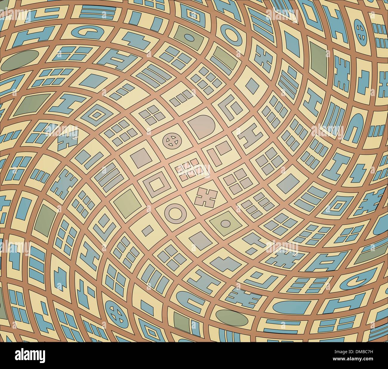 City grid map hi-res stock photography and images - Alamy