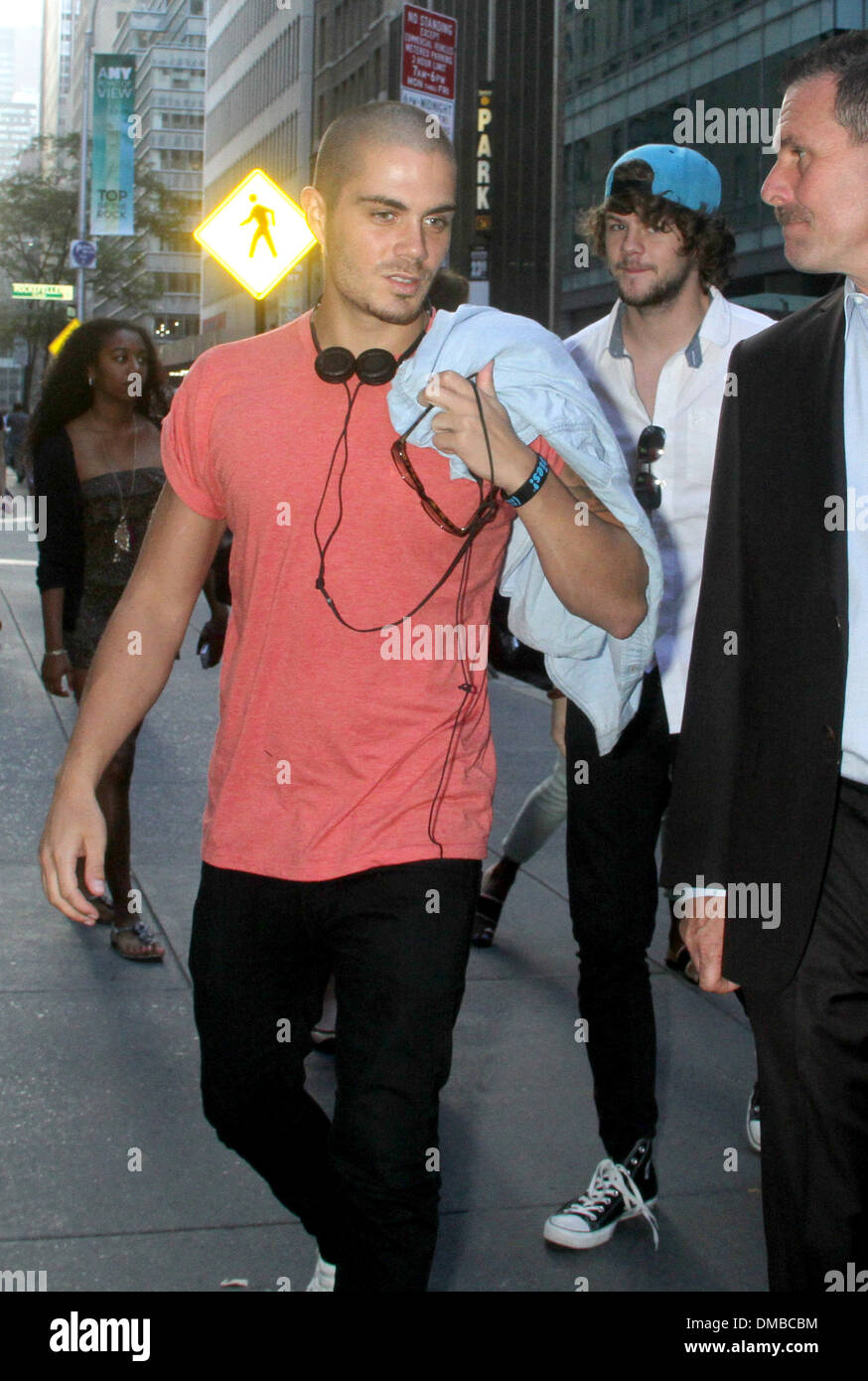Max George and Jay McGuiness Wanted at Access Hollywood in New York ...