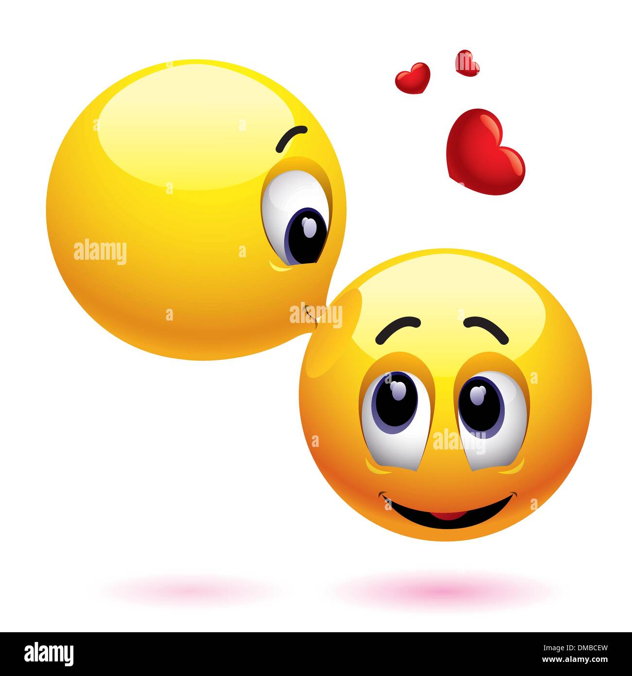 Smiley face badge Stock Vector Images - Alamy