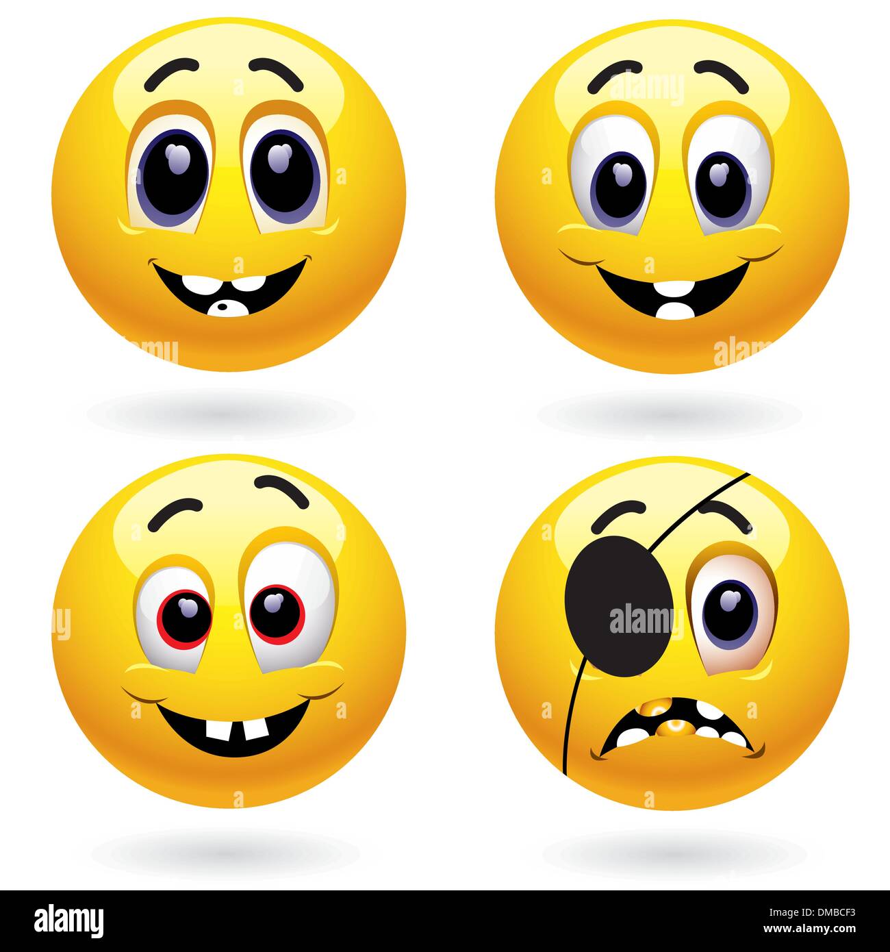 Smiley emoticon facial expression wonder hi-res stock photography and ...