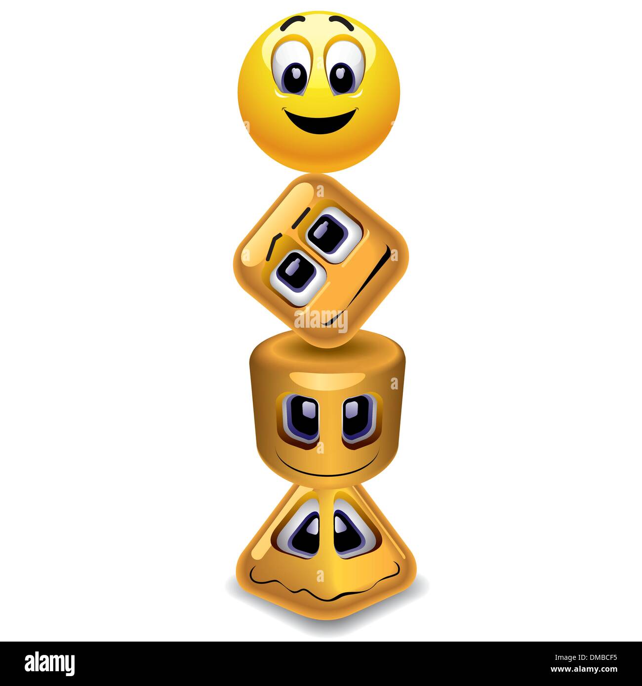 Animated shapes Stock Vector Images - Alamy