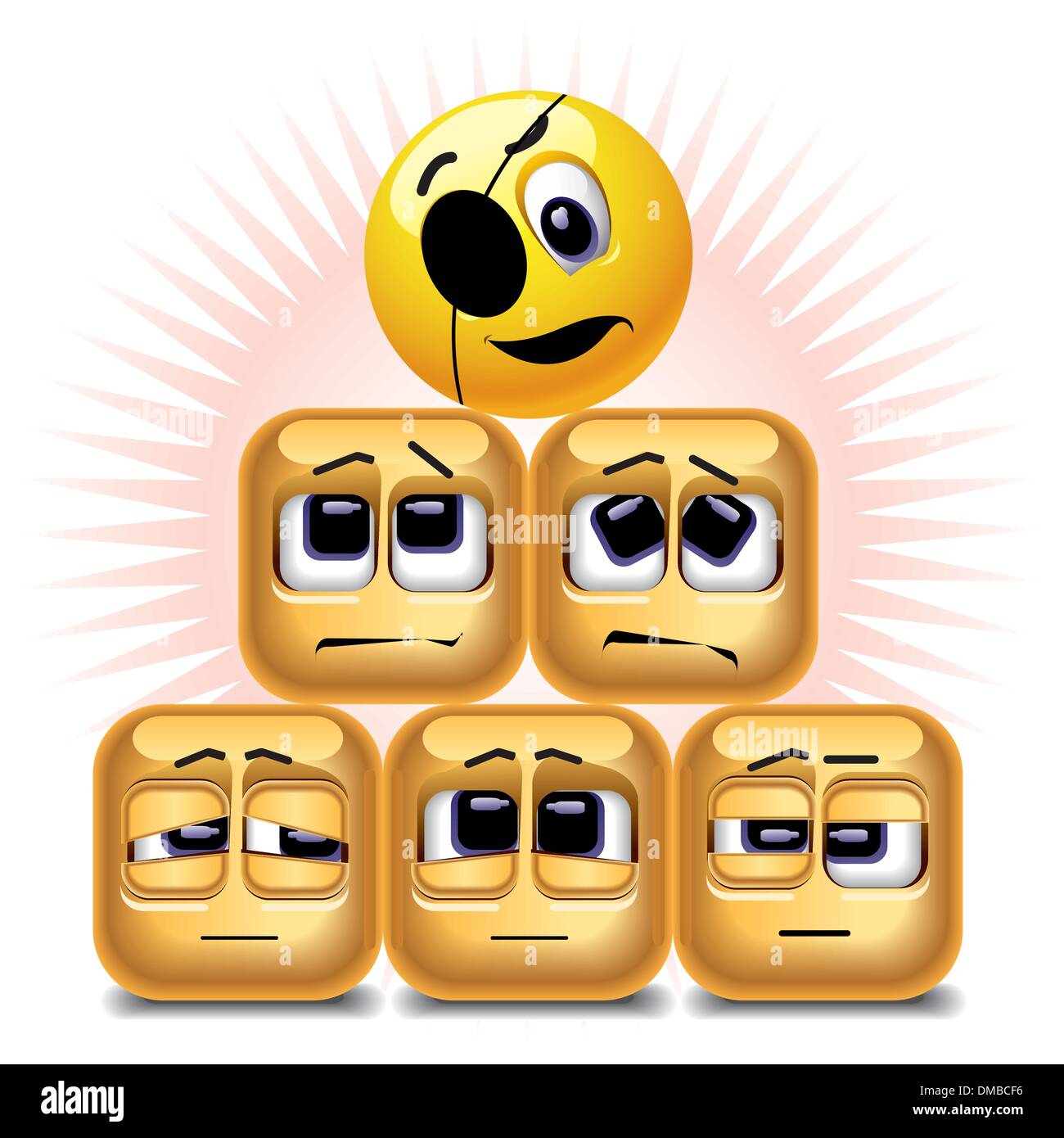 Smiley badge Cut Out Stock Images & Pictures - Alamy