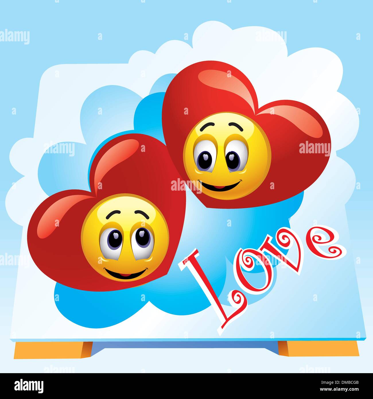 Posing love Stock Vector Images - Alamy