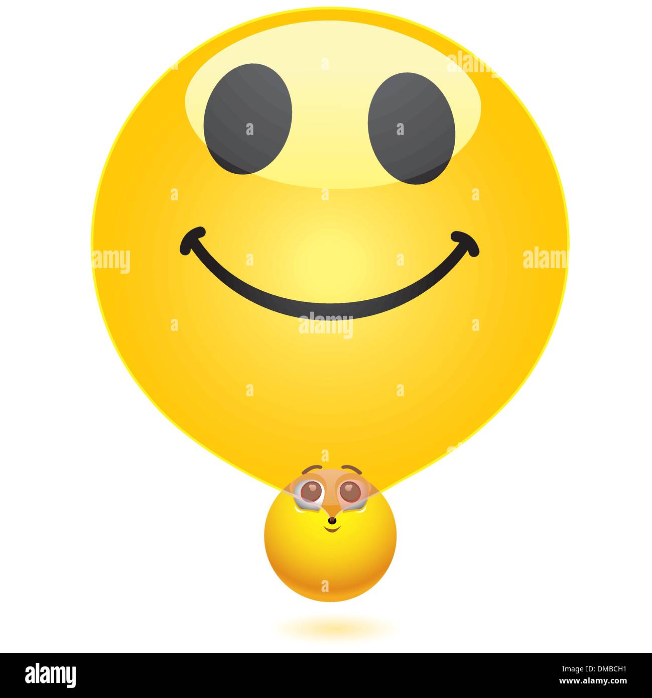 Smiley face gum balls Stock Vector Images - Alamy