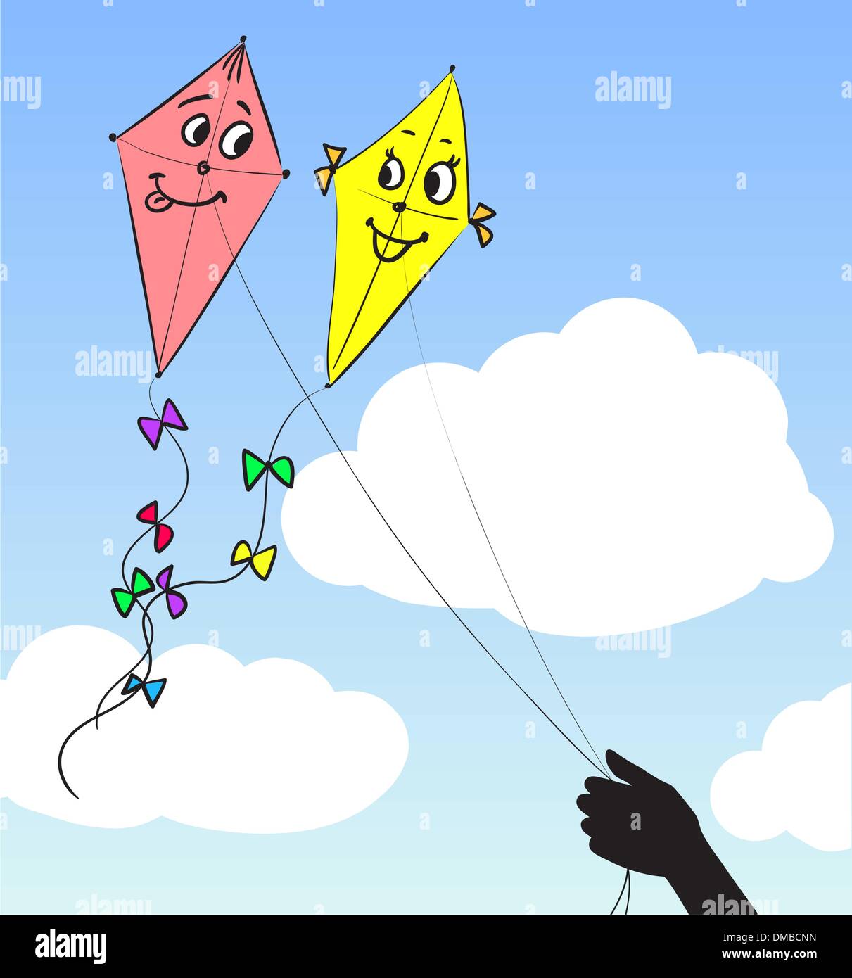 Smile in the sky Stock Vector Images - Alamy