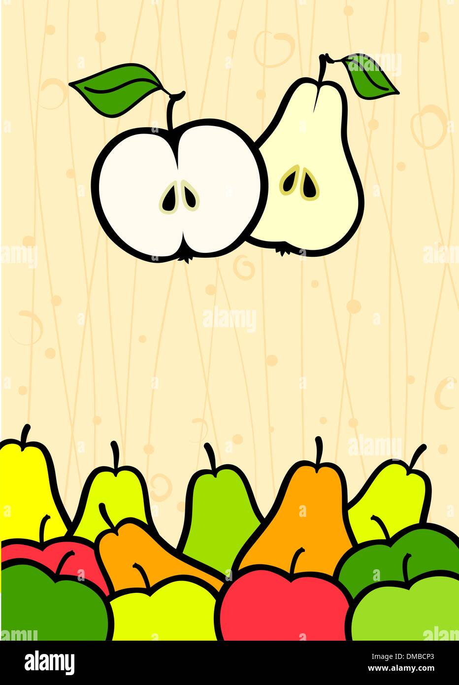 Pear drawing hi-res stock photography and images - Alamy