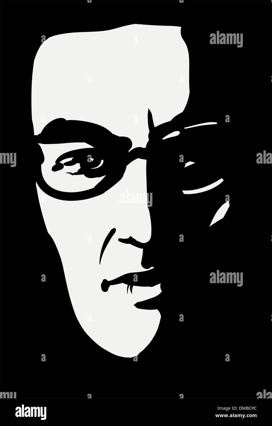 Male emotion satisfied Stock Vector Images - Alamy