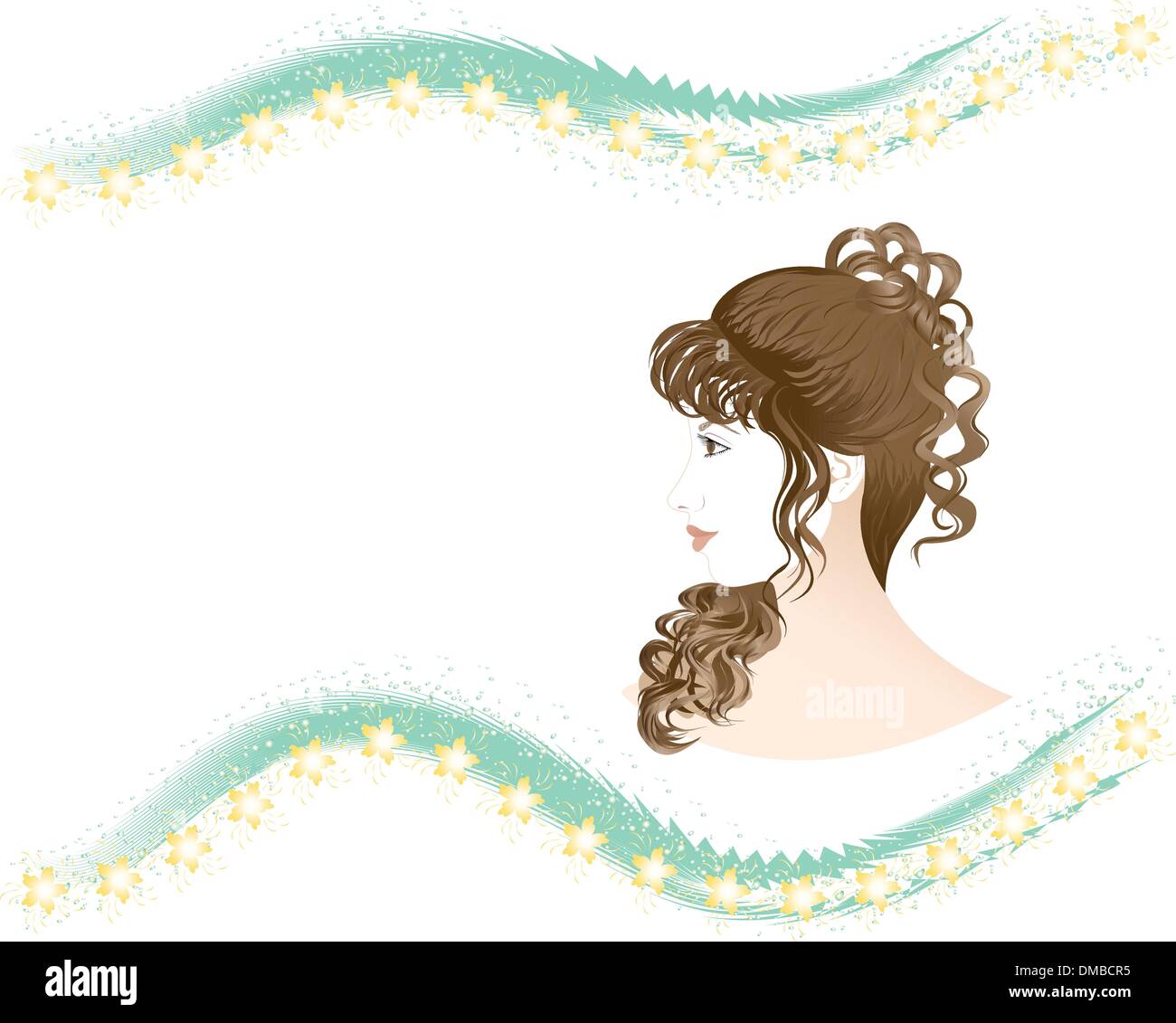 girl's face in profile Stock Vector Image & Art - Alamy