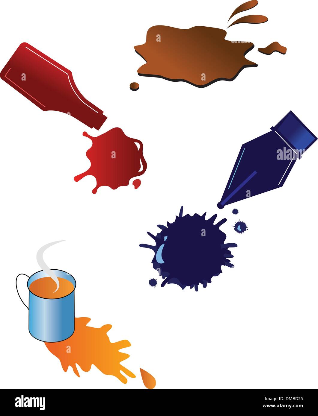 All kind of Stains Stock Vector Image & Art - Alamy