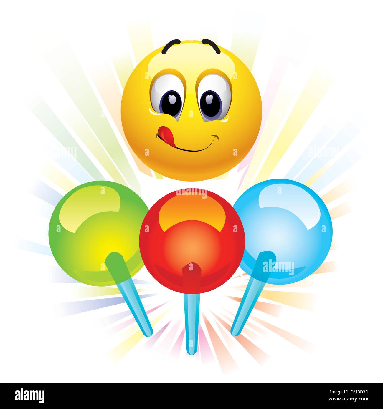 Happy child sweets lolly Stock Vector Images - Alamy
