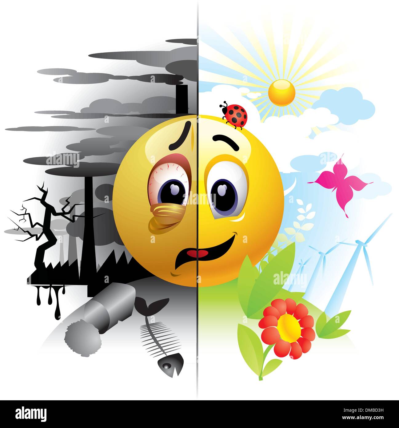 Pollution Air Stock Vector Images - Alamy