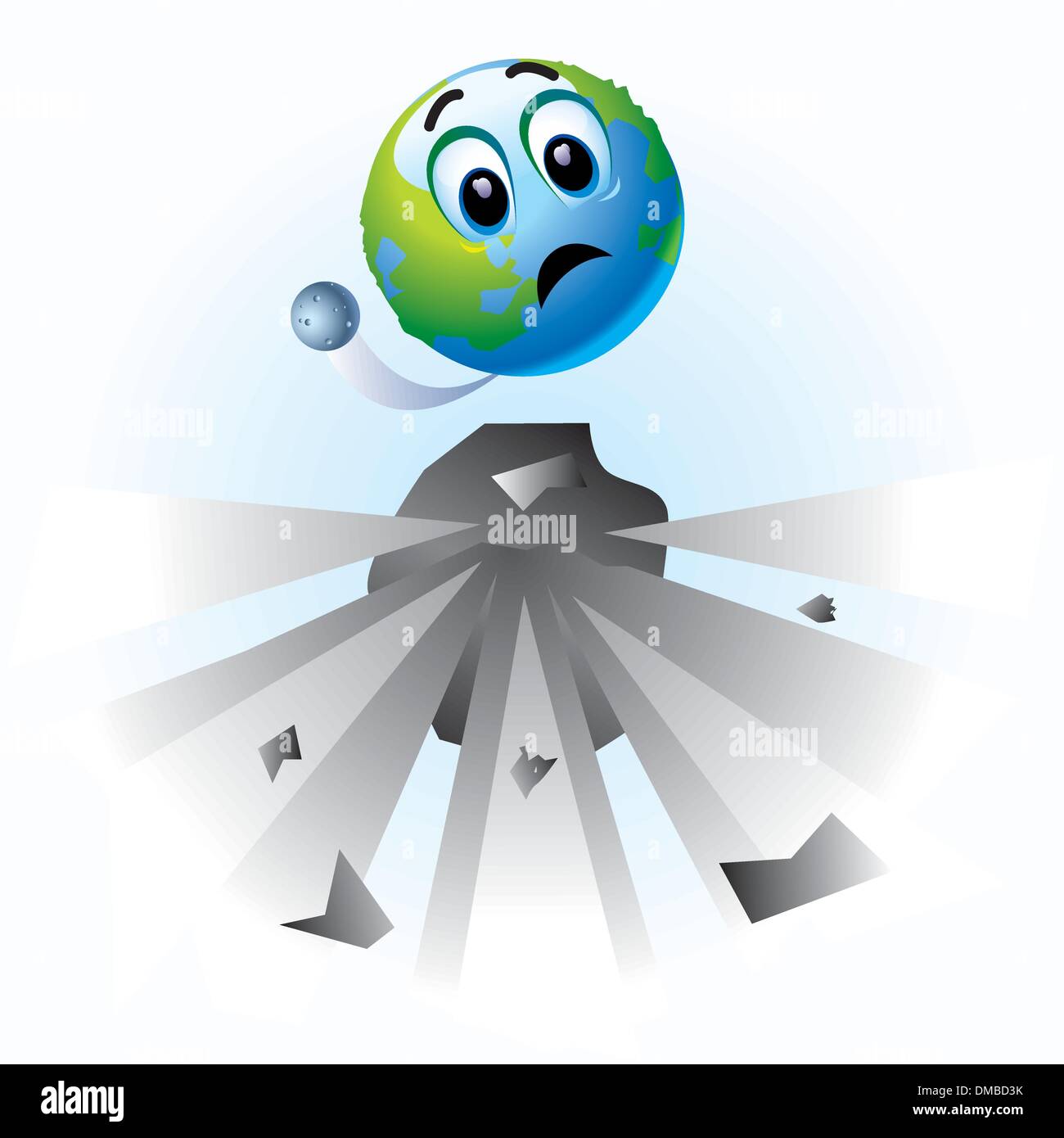 Smiley world illustration Stock Vector Images - Alamy