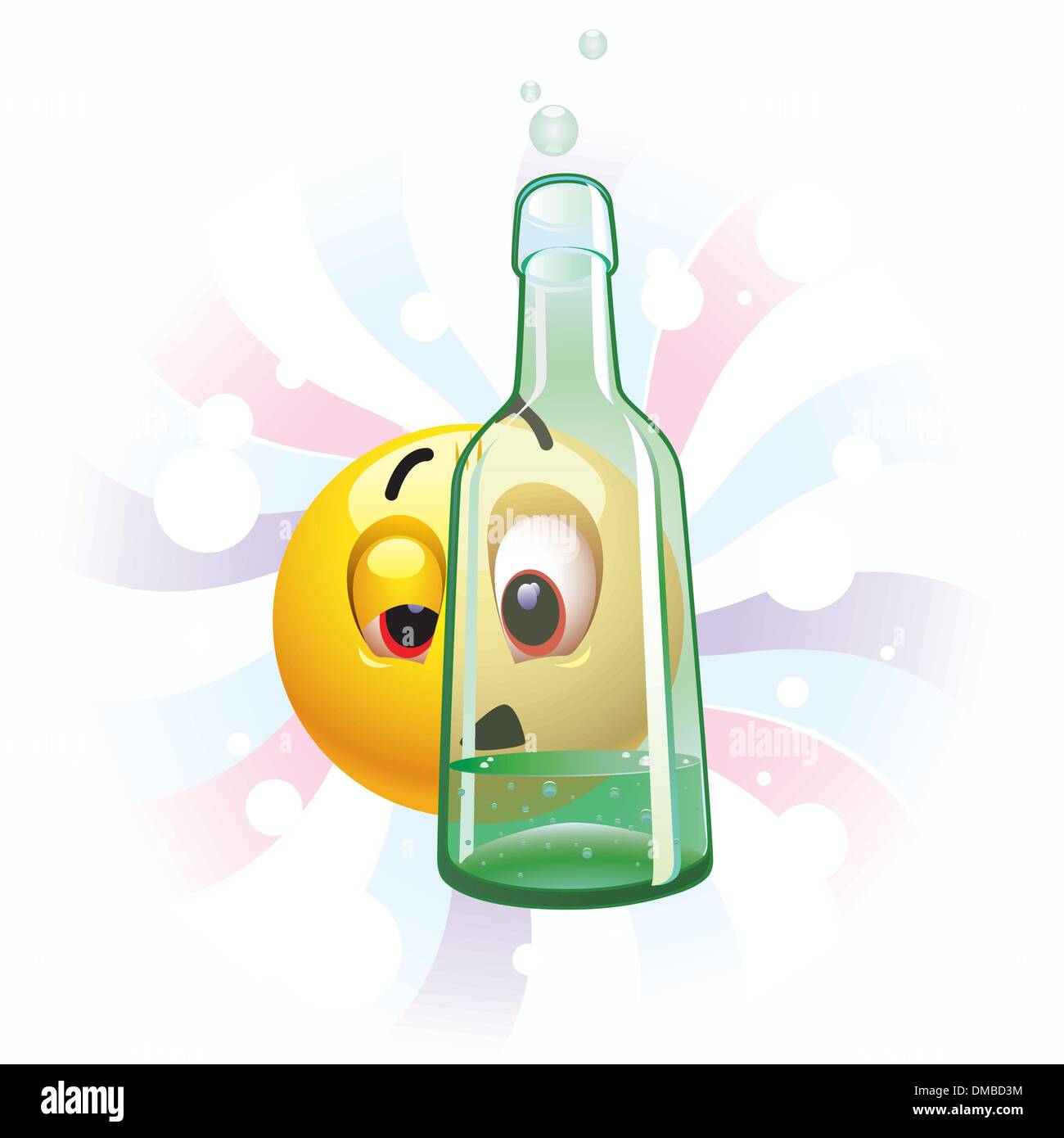 Smashed bottle Stock Vector Images - Alamy